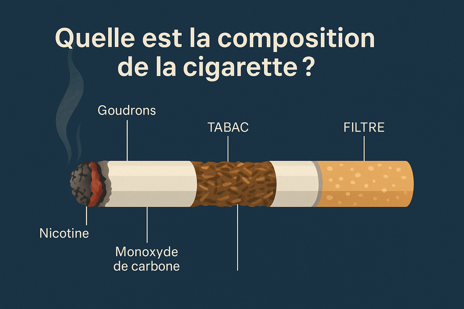 Composition de la cigarette : ce que les fumeurs ignorent souvent - My ...